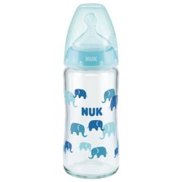 NUK First Choice Plus Glass Baby Bottle with Temperature Control