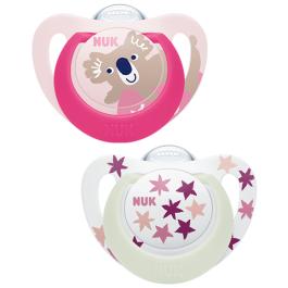 NUK Star Day & Night Silicone Soother